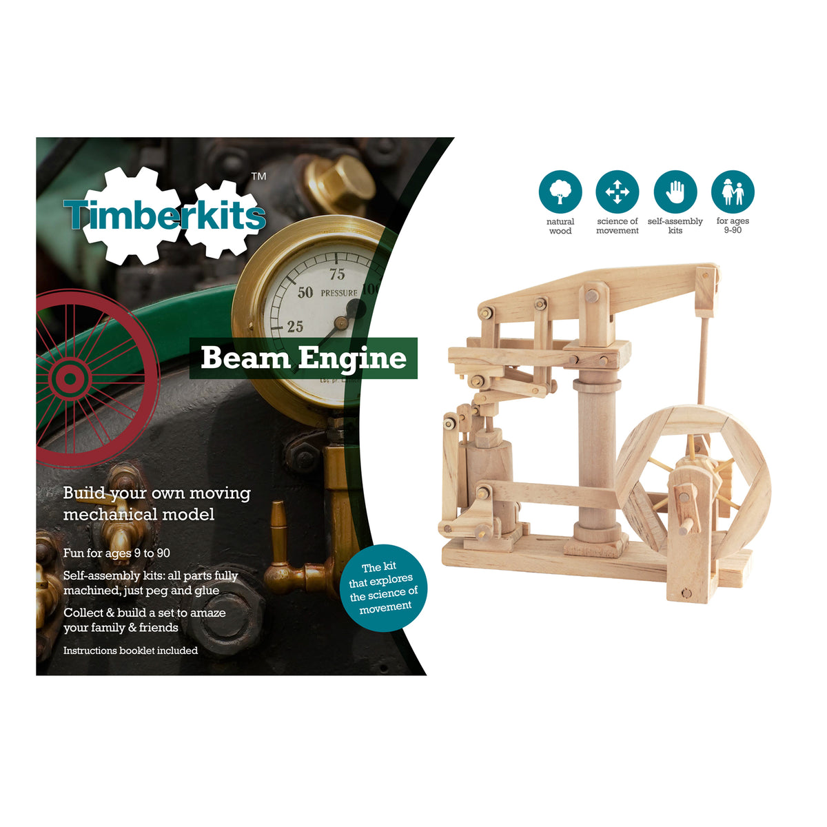 Timberkits Houten Automata | Bewegende Houtconstructie Bouwpakket ...