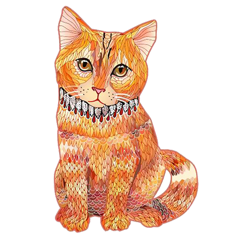 Rode Kater Houten Puzzel (A3 formaat) Hout | SlimSpul – SlimSpul ...