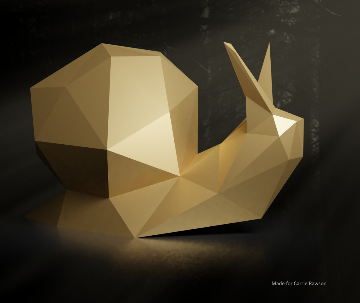 Slak 3D Papier Model (Goud, Geel/Groen of Bruin/Wit) Papier | SlimSpul ...